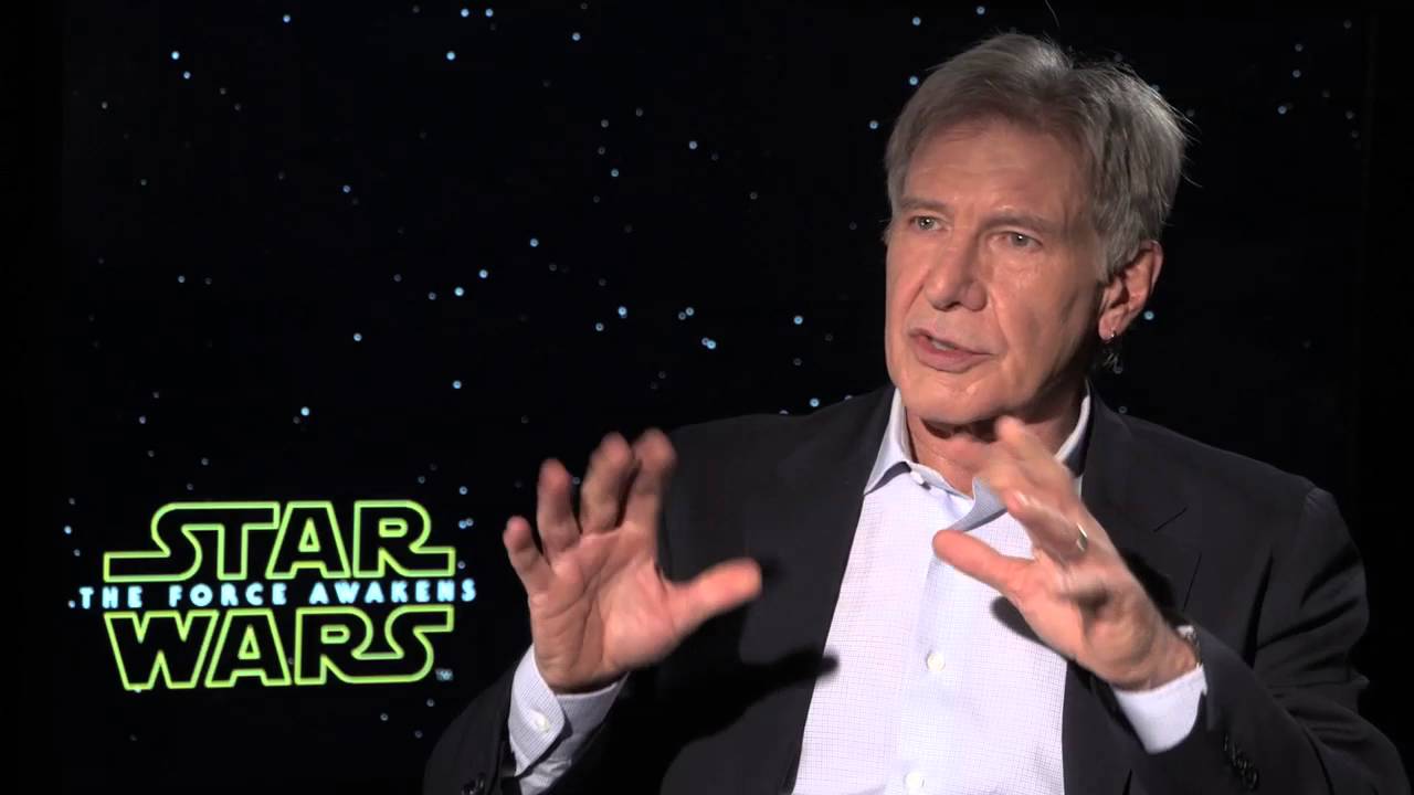 Harrison Ford on Star Wars: The Force Awakens - YouTube