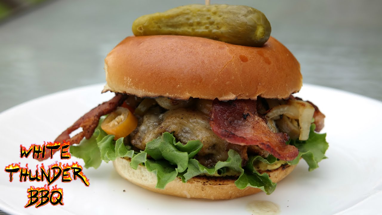 Tavern Burger Recipe | How to make a cheeseburger | White Thunder BBQ ...