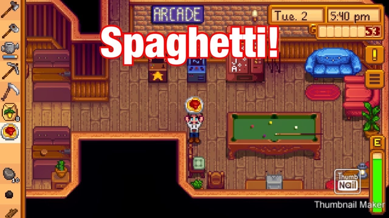 Spaghetti🍝 | Stardew Valley Ep:3 - YouTube