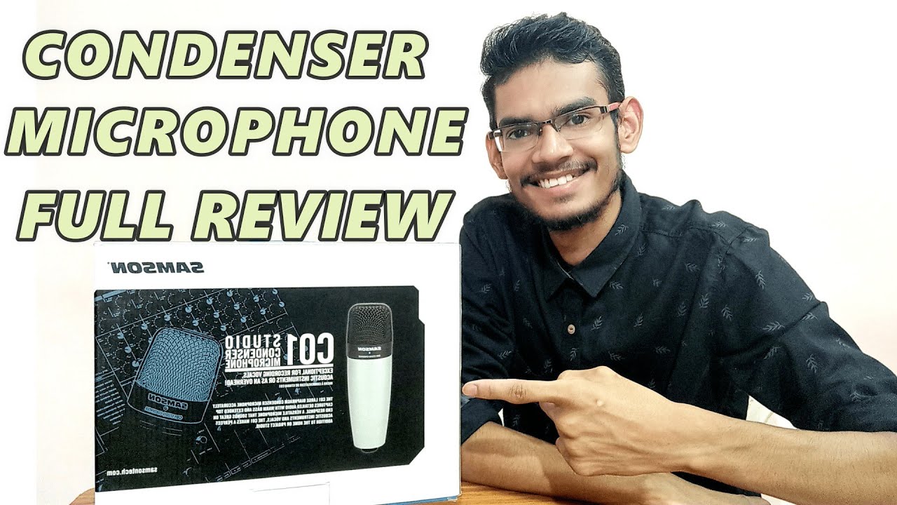 SAMSON STUDIO CONDENSER MICROPHONE || UNBOXING AND DETAIL REVIEW ...
