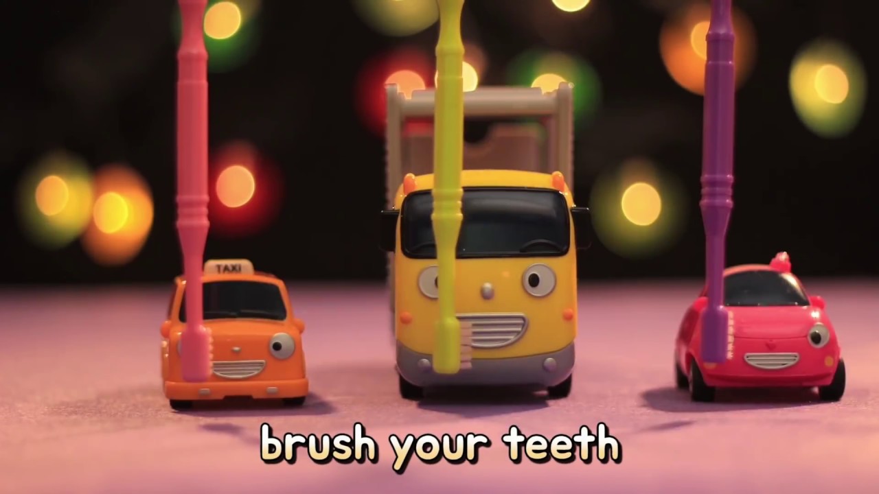 Learn How To Brush with Tayo l Tooth Brushing Song l Healthy Habit Song ...