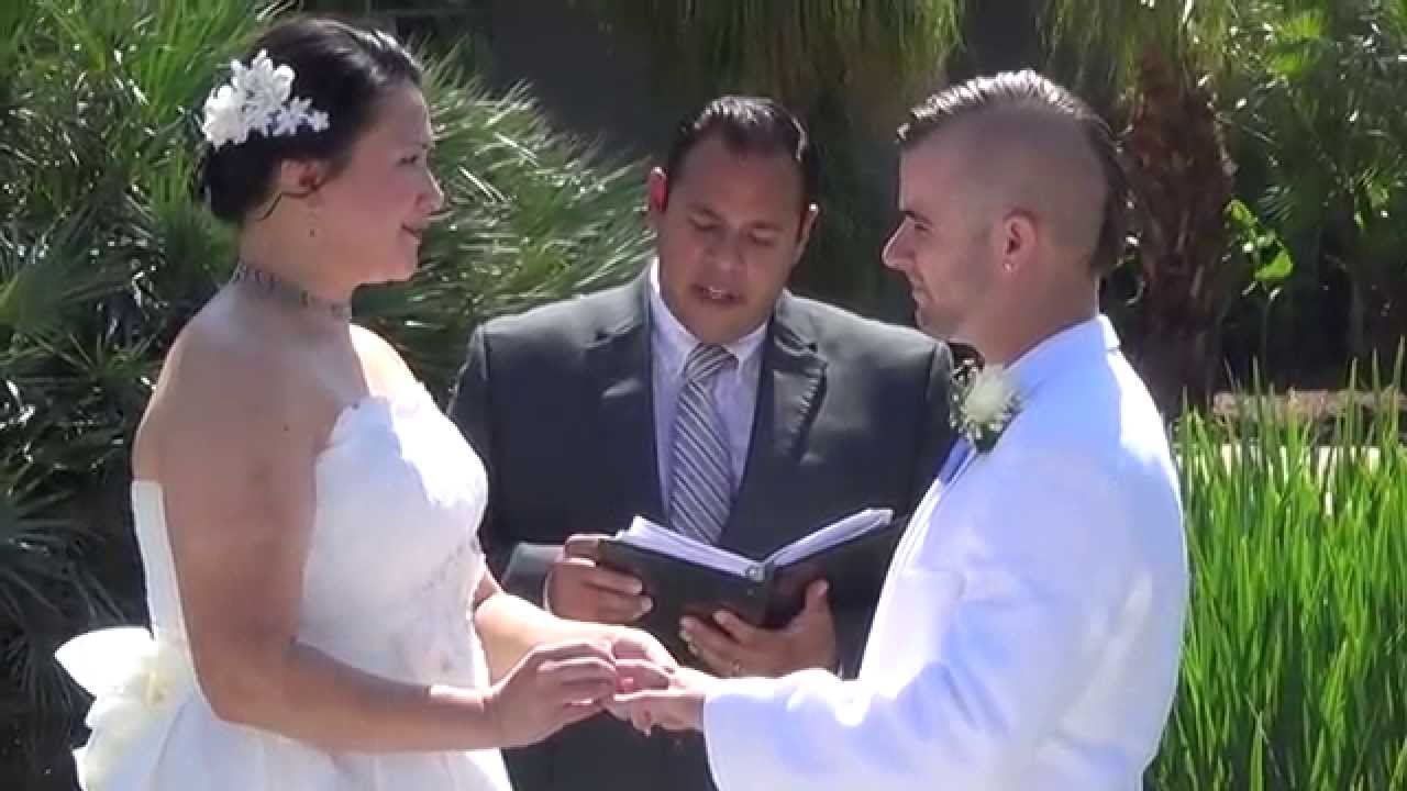 Ring & Lasso Ceremony Rev Esparza at San Antonio Botanical Garden - YouTube