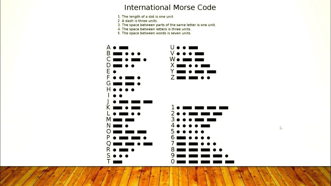Morse code Arduino video - YouTube