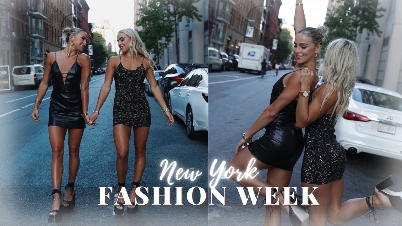 OUR FIRST NEW YORK FASHION WEEK *very realistic* I Cavinder Twins - YouTube
