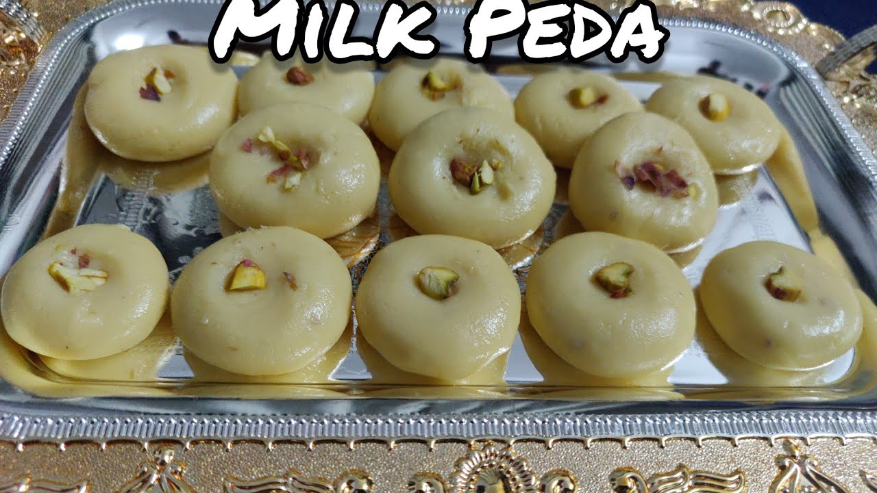 Milk Peda Only 3 Ingredients Recipe Condensed Milk Recipe Without