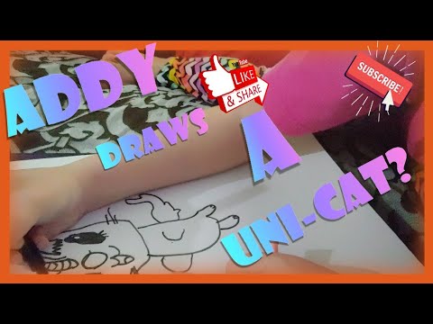 Addy being an Artist - YouTube