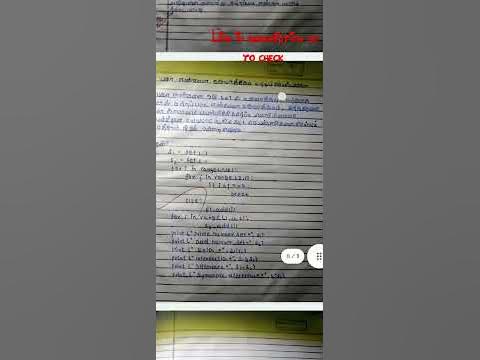 12th STD computer science practical program in tamilnadu 2021-2022 - YouTube