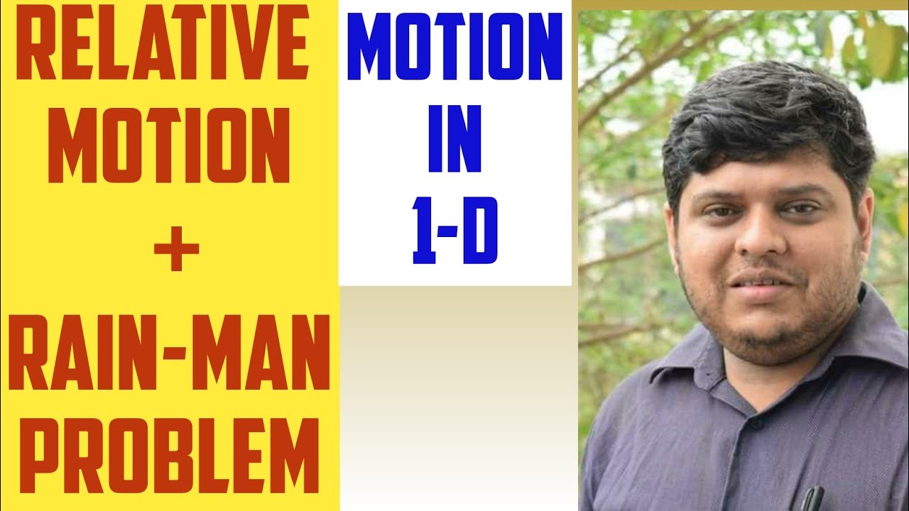 Relative Velocity | Rain-Man Problem | Boat-River Problem | Motion in a ...