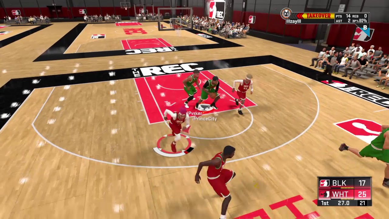NBA 2K20 new build stretch playmaking big 60 ball no badges - YouTube