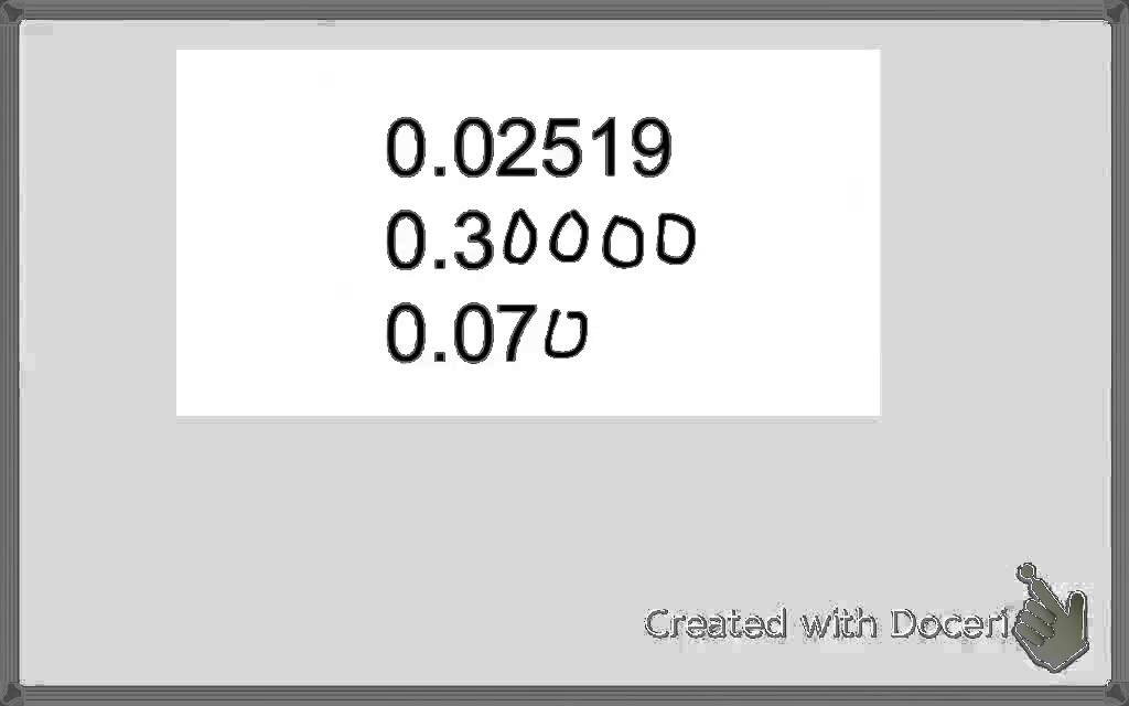 L5E Comparing Really Small Numbers - YouTube