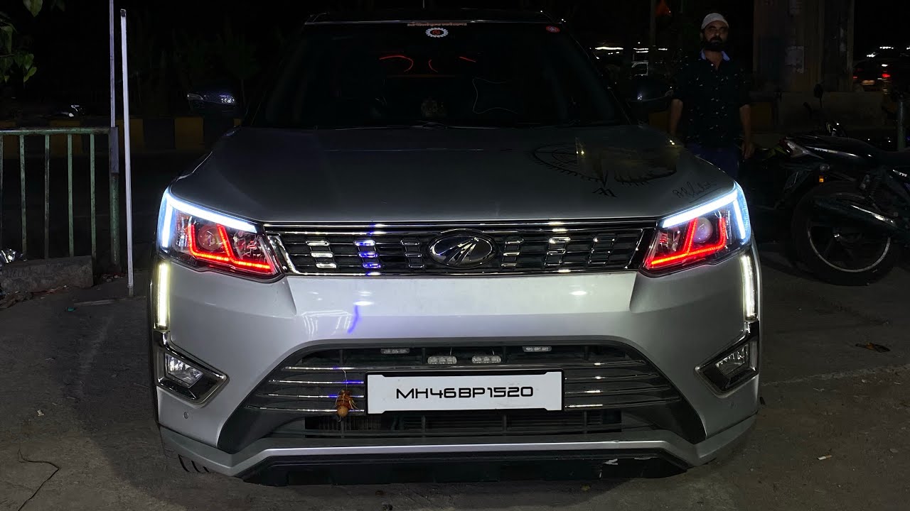 xuv 300 india’s first headlight modified😍😘 - YouTube