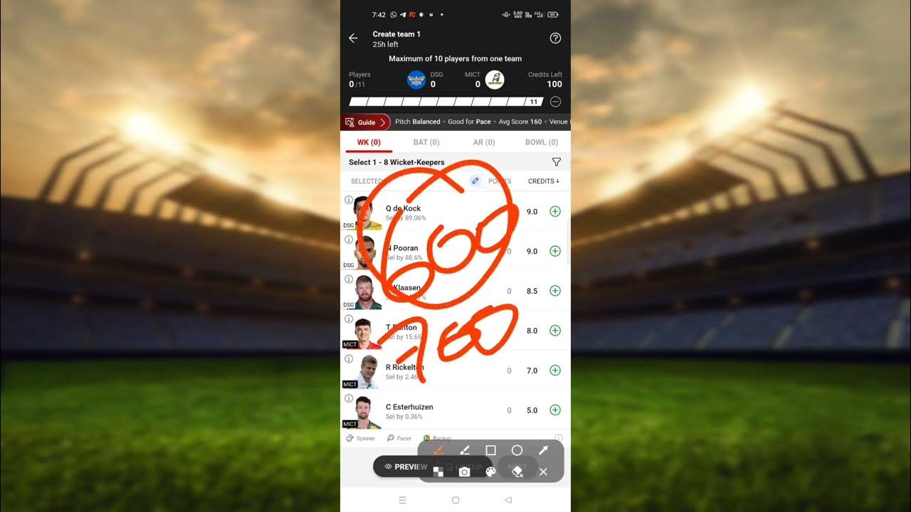 DSG vs MICT Dream11 Prediction, DSG vs MICT Dream11, Durban's super Giants vs MI Cape Town, SA20 ...