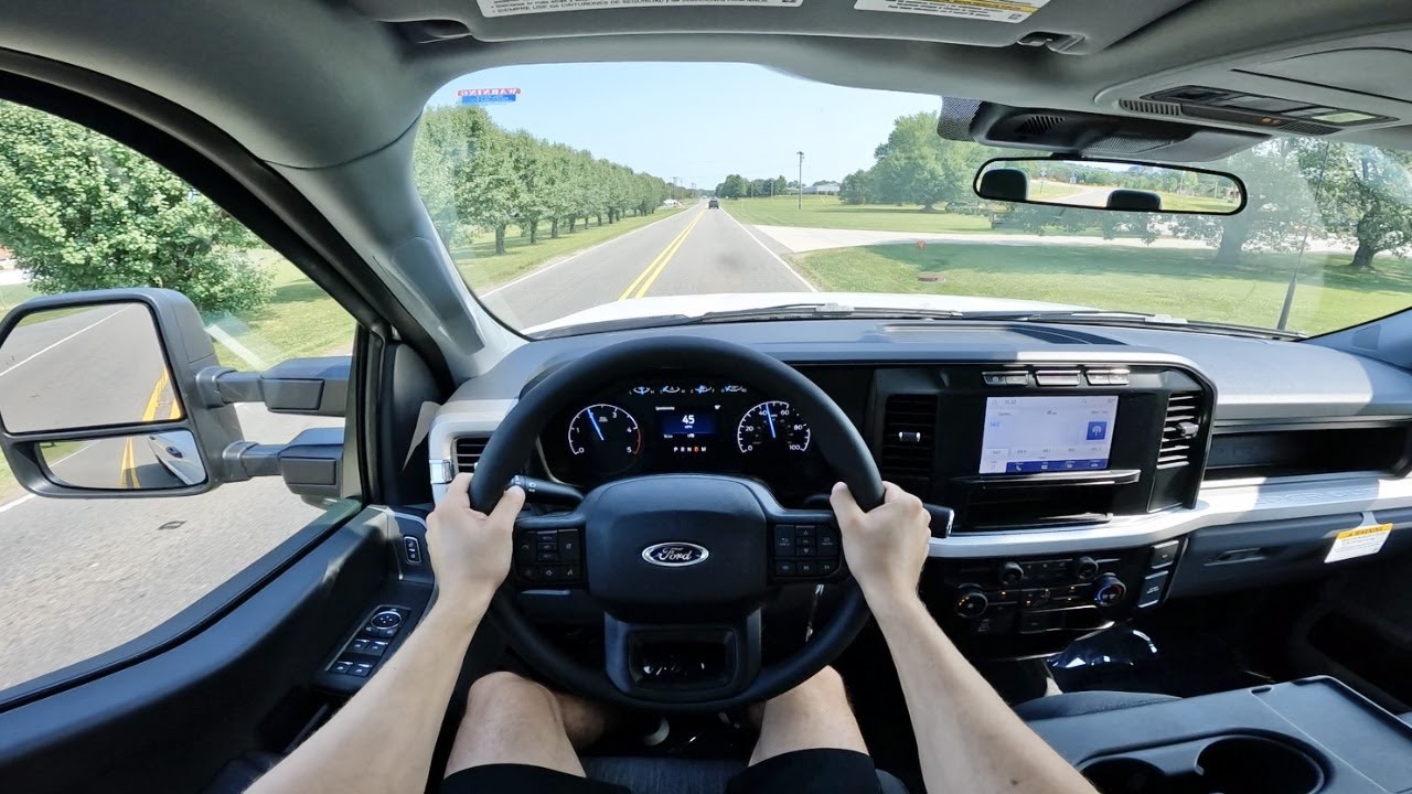 2023 Ford F250 SuperDuty | POV Walkaround and Test Drive ASMR - YouTube