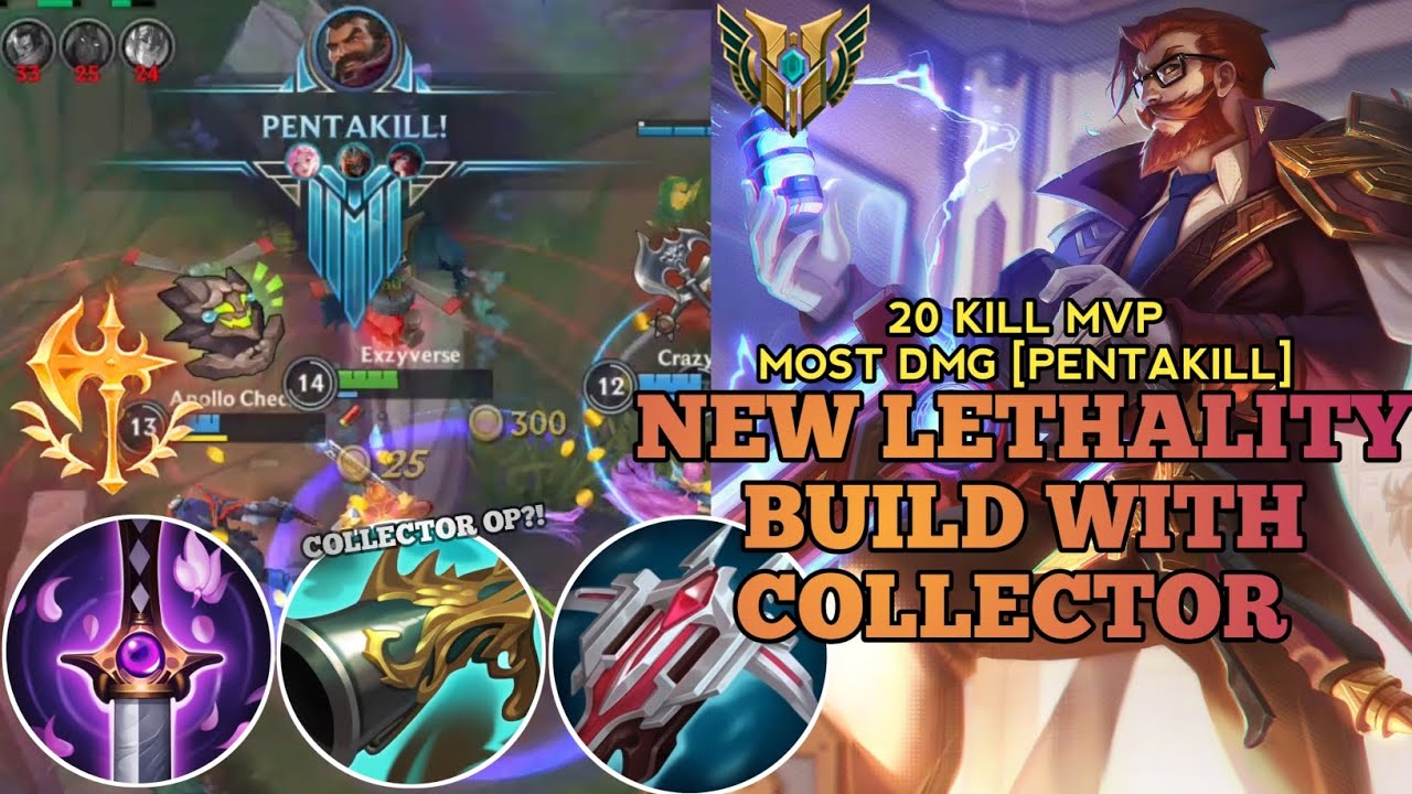 DESTROYED THEM WITH NEW LETHALITY BUILD | 2O KILL MVP MOST DMG | GRAVES ...