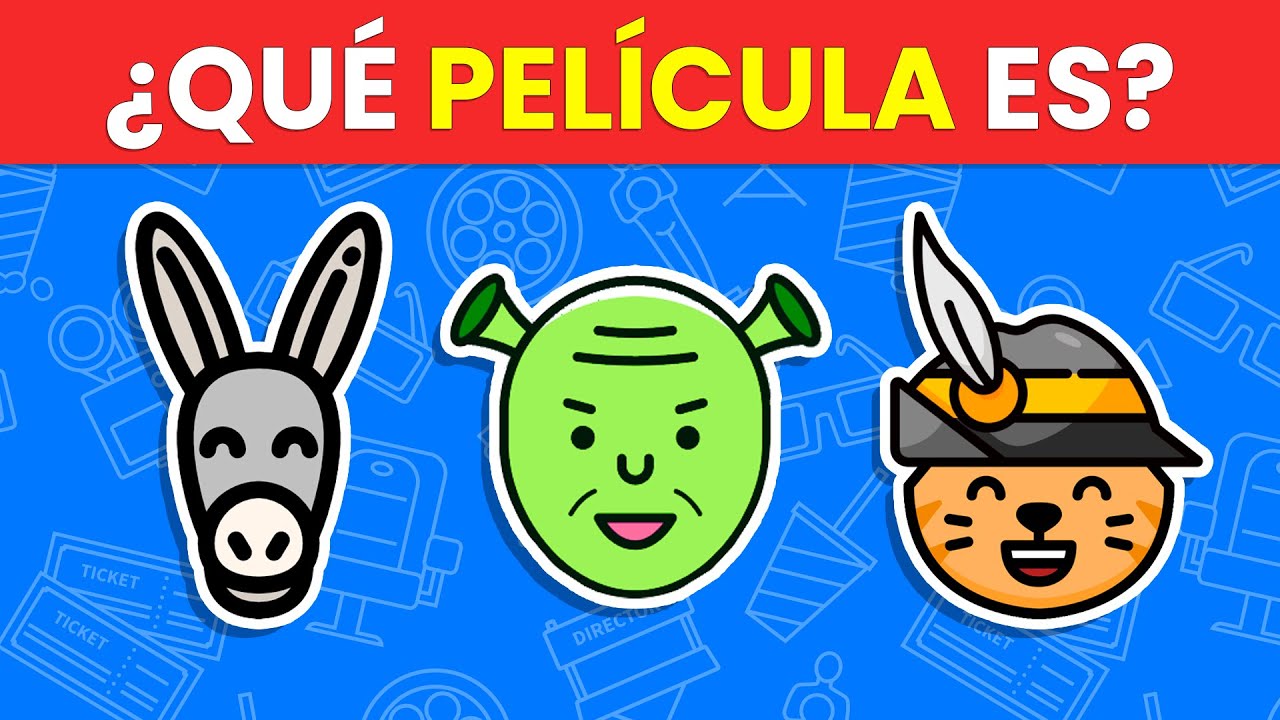 Adivina la PELÍCULA por los EMOJIS 2 👻🚫🔫| ¿Cuánto sabes de Cine? 😎 ...