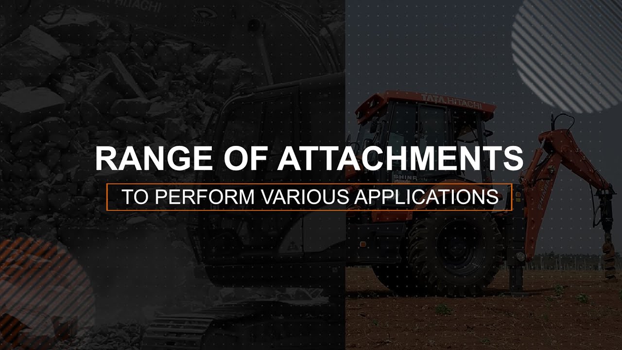 Tata Hitachi Range of Attachments. - YouTube