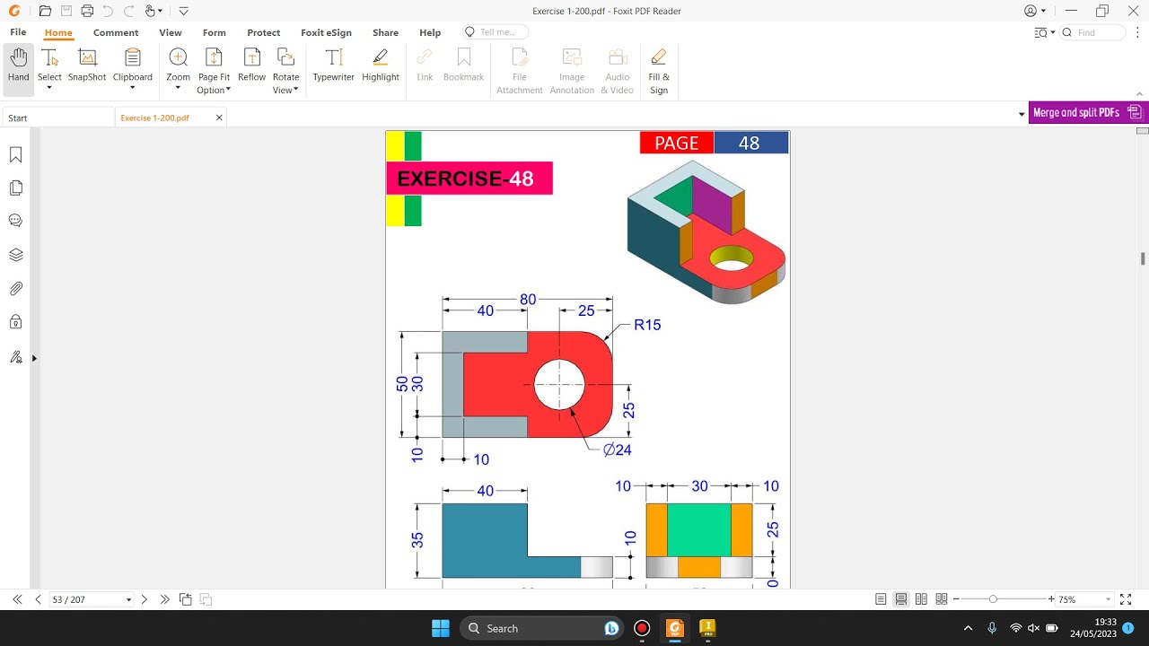 Exercise 48 Inventor - YouTube