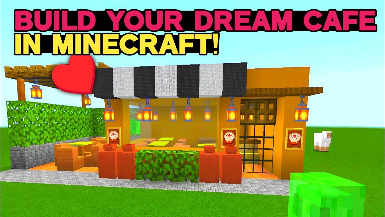 BUILD Your Dream Cafe in Minecraft! - YouTube