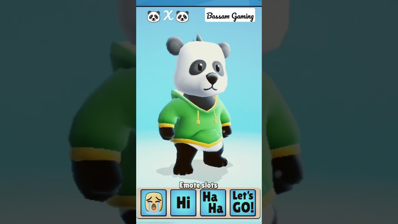 Stumble Guys | Panda 🐼 X 🐼 Panda | Edit By Bassam Gaming #shorts # ...