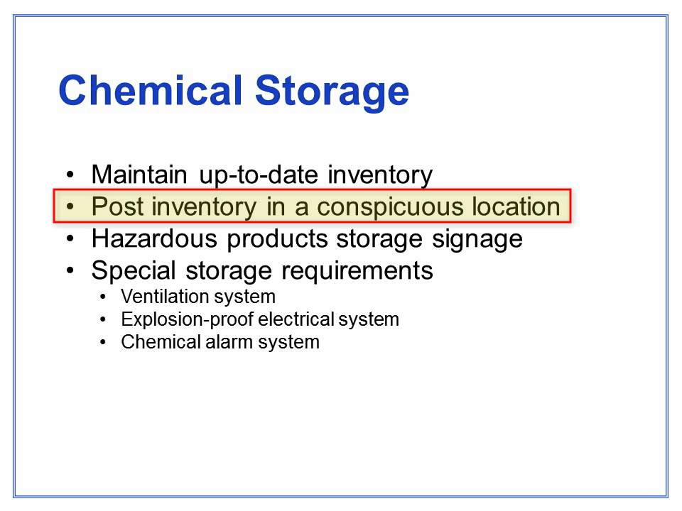 WHMIS 2015 - Chemical Storage - YouTube