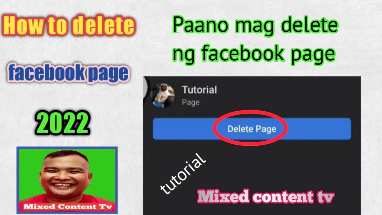 How to delete facebook page 2022 | Paano mag delete ng facebook page ...