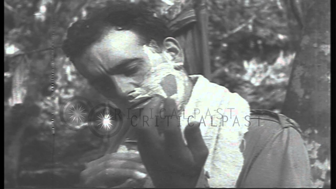 Allied soldiers in Guadalcanal, Solomon Islands during World War II. HD ...