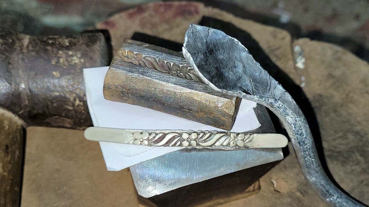 Silver ladies ring making ! How to make a silver ring - YouTube