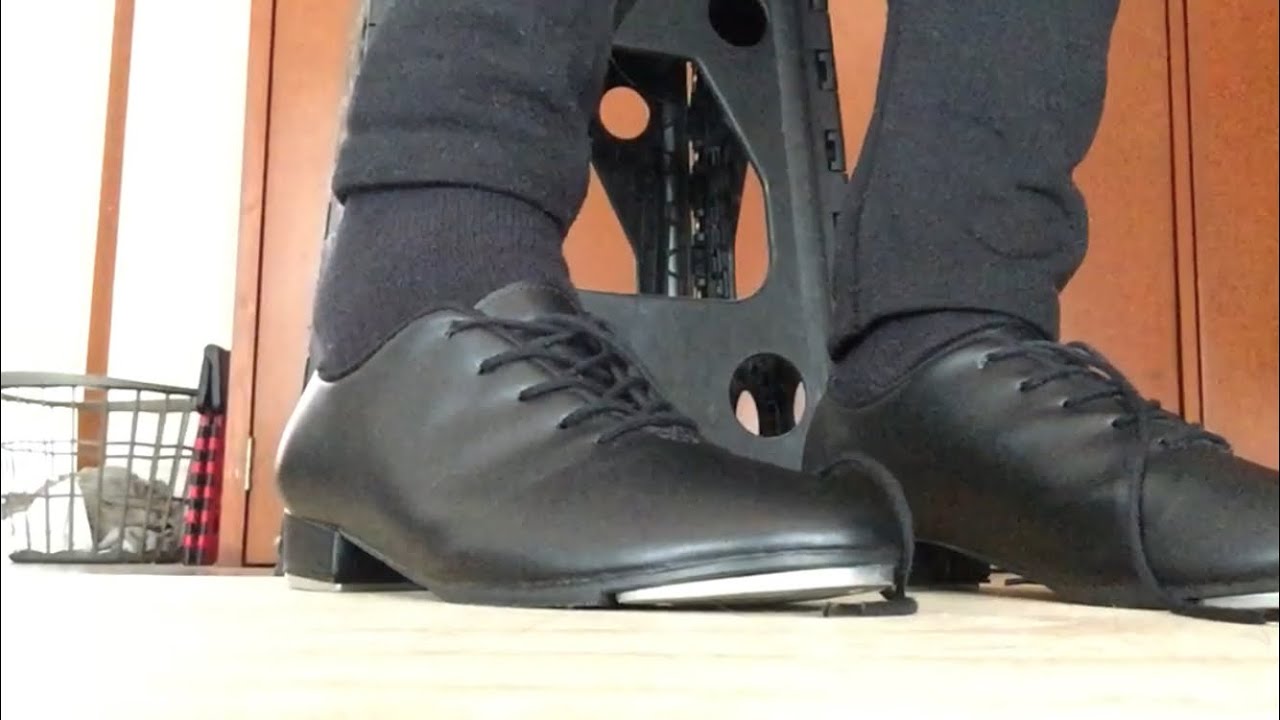 Taking off my Leather Tap Dancing shoes 2 - YouTube