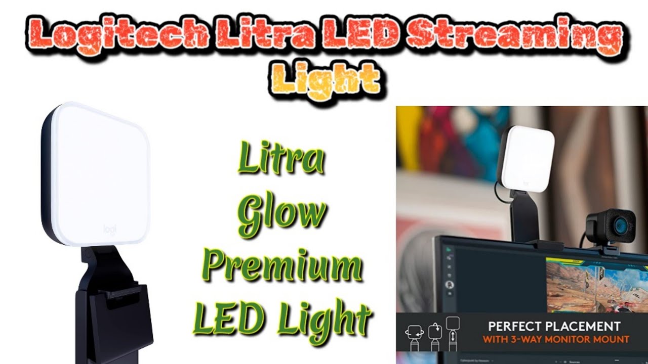 Logitech Litra Glow Premium LED Monitor Light | Review With Fahim - YouTube