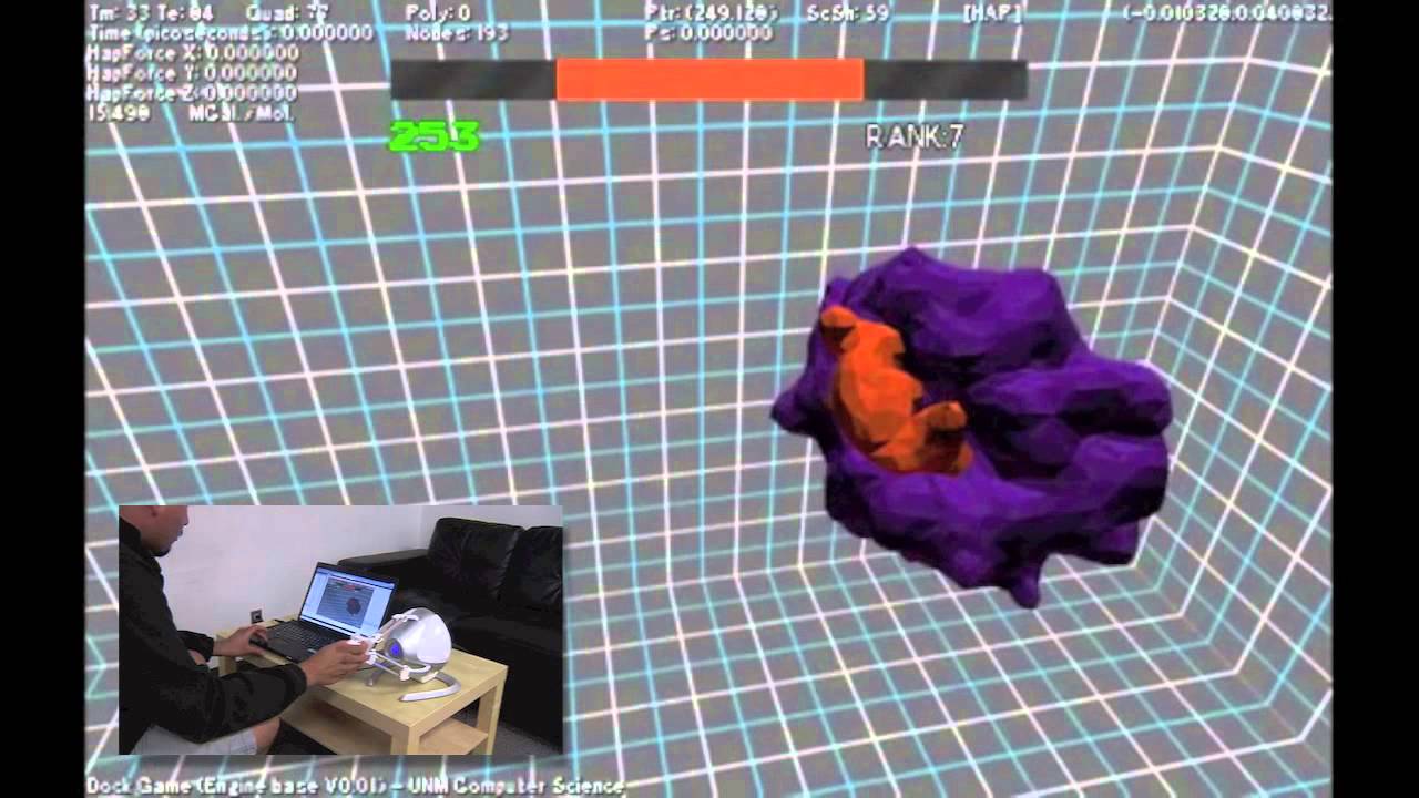 Molecular Docking Game Demonstration - YouTube