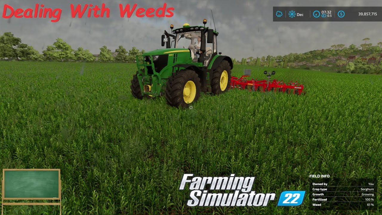 How To Deal With Weeds - Farming Simulator 22 - YouTube