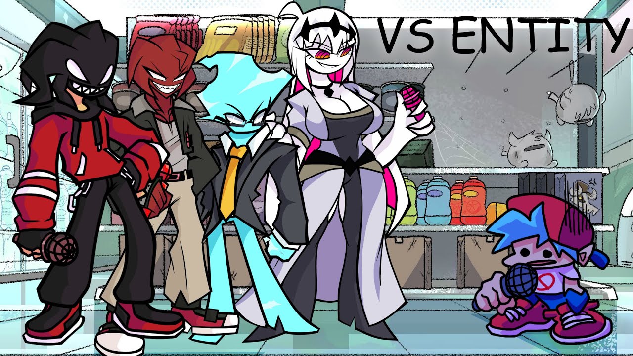 FNF Entity DEMO (VS A.G.O.T.I)Full mod walkthrough - YouTube