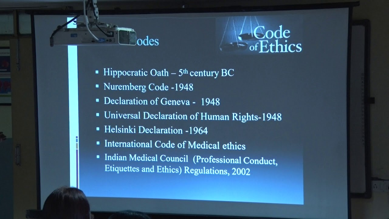 Code of Medical Ethics - YouTube