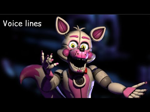 Funtime Foxy all voice lines (with subtitles) - YouTube