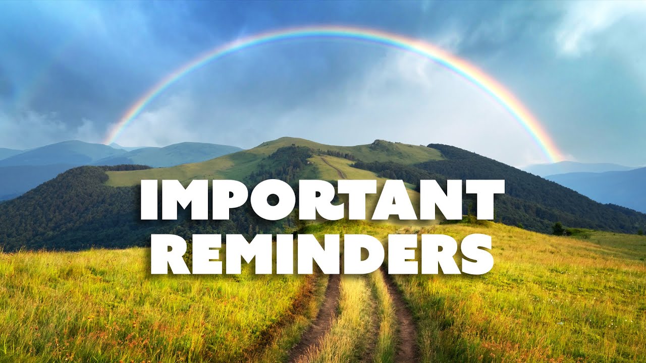 IMPORTANT REMINDERS | LCC KIDS TV - YouTube
