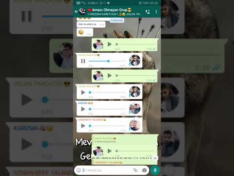 ERKEK WHATSAPP KONUŞMALARI/İÇERİDE OLANLARI BİLİM İNSANLARI DAHİ ÇÖZEMEDİ