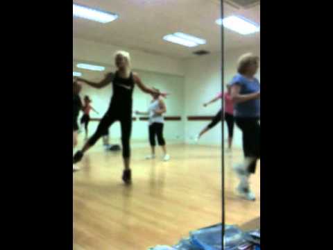 Dance Aerobics, High Impact Routine - YouTube