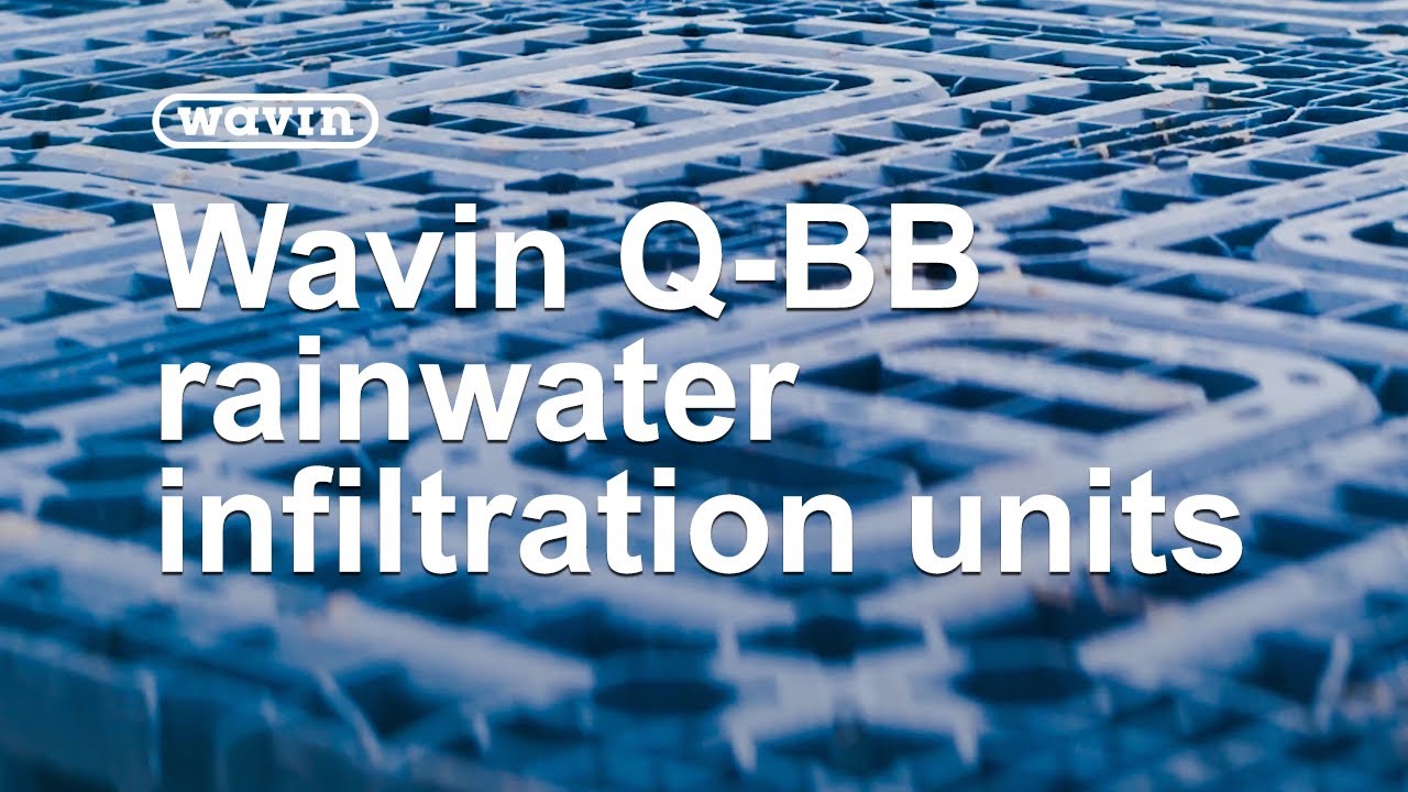 Wavin Q-BB rainwater infiltration units - YouTube