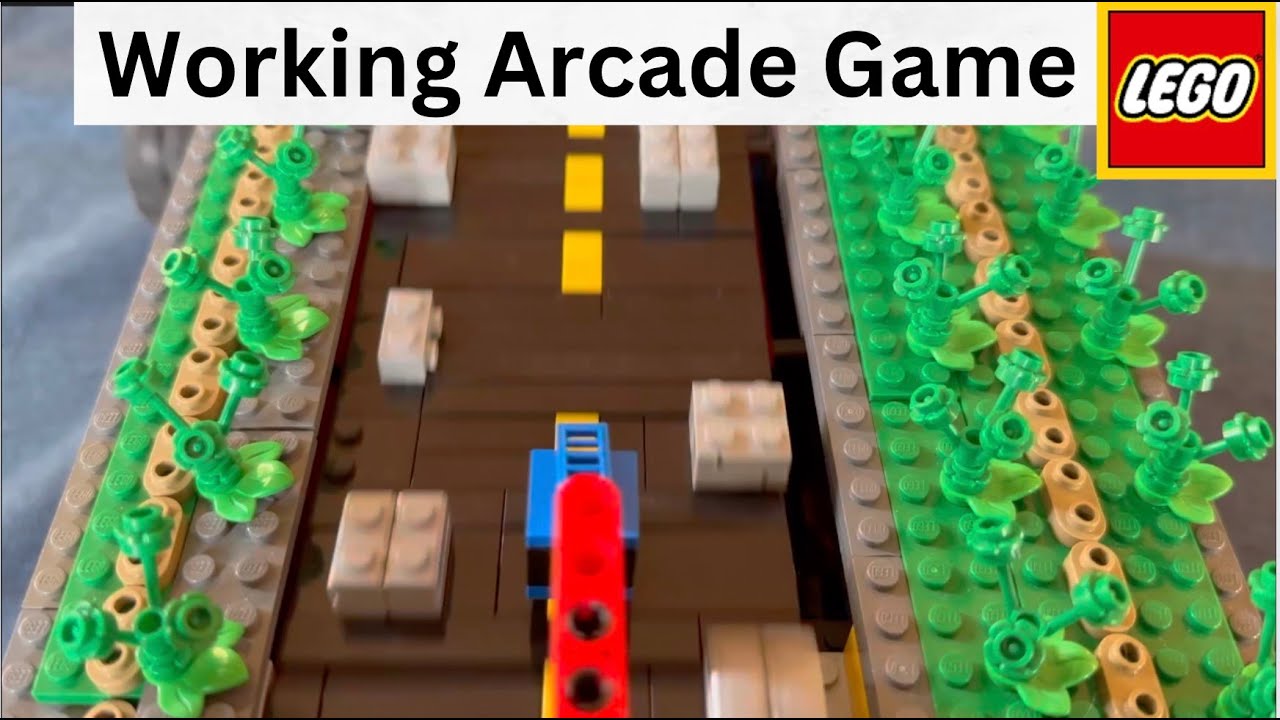 I Built A Working Arcade Game In Lego - YouTube