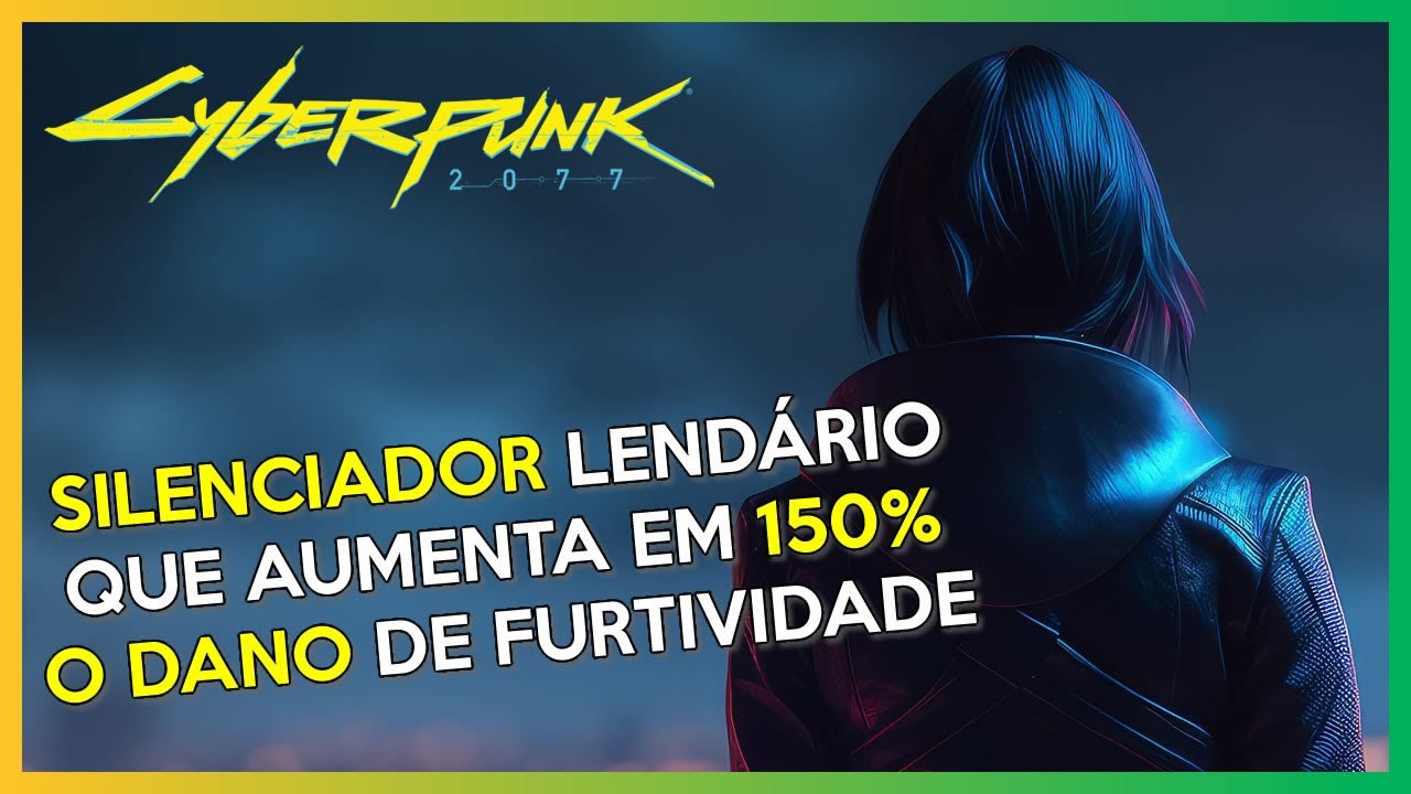 Cyberpunk 2077 - Silenciador Lendário (XC-10 Cetus) que Aumenta em 150% ...