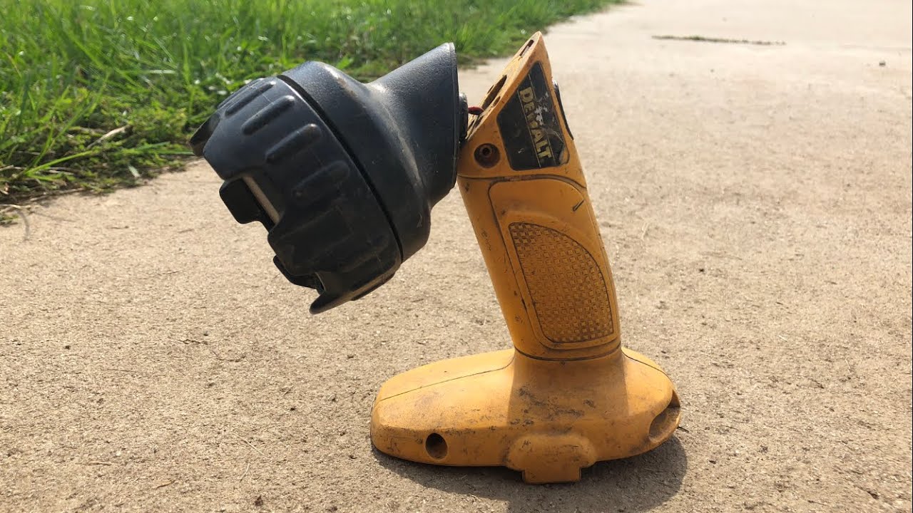 Restoring a broken dewalt flashlight - YouTube