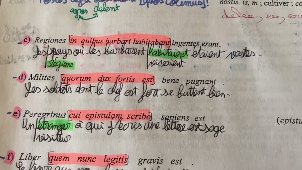 Apprendre La Proposition Subordonnée Relative En Latin - LISEZ LA ...