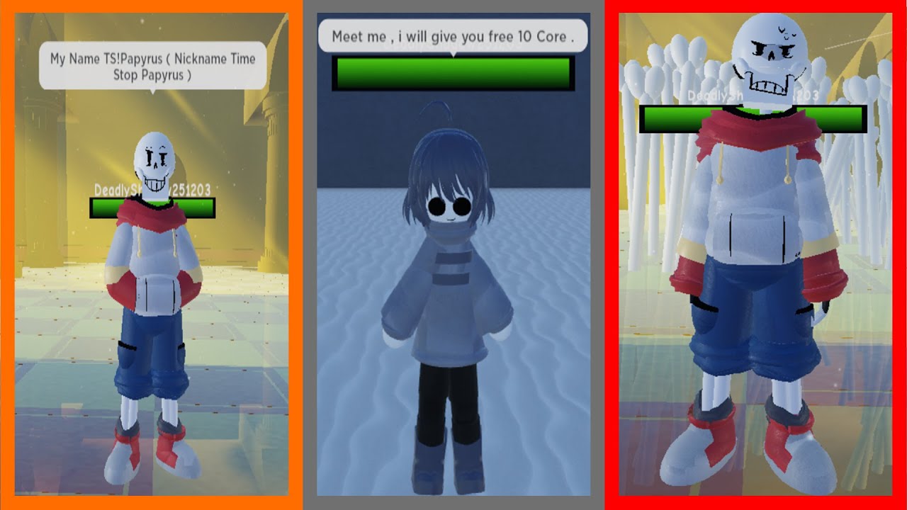 TS!Papyrus Phase 1&2 / Core Frisk [Showcase] [Undertale Crazy ...