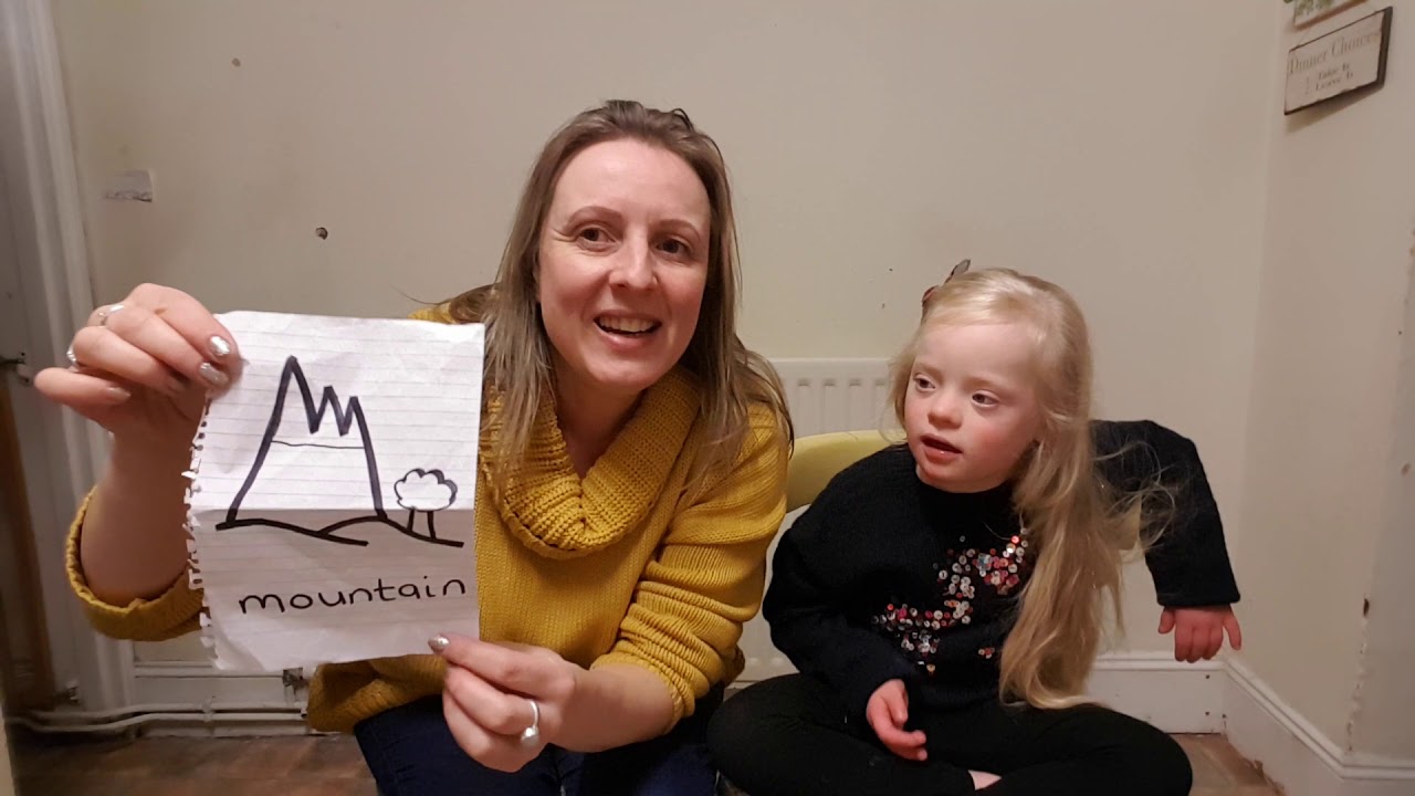 Makaton for 'Mountain' 🏔️ - YouTube