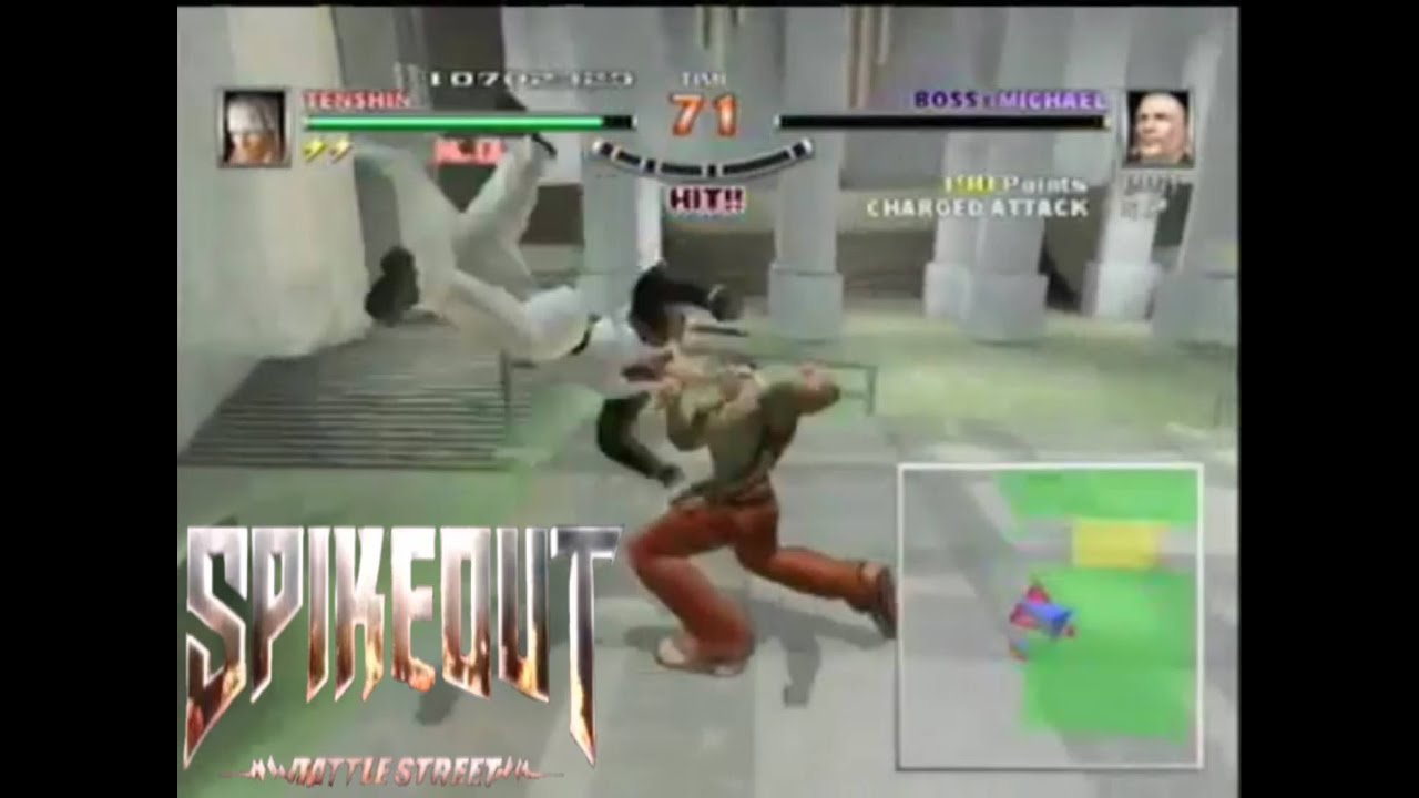 X-BOX SPIKE OUT BATTLE STREET TENSHIN (3/3) - YouTube
