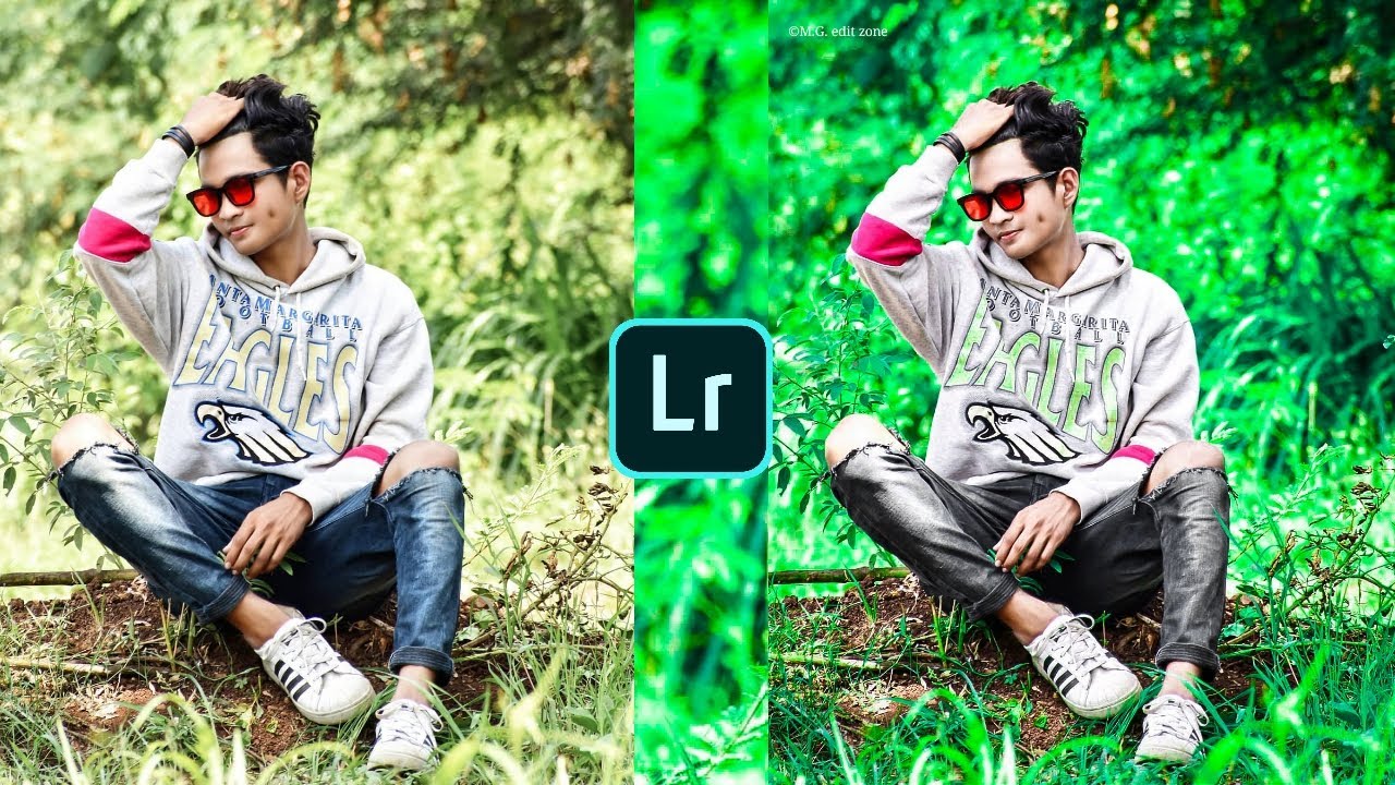 Green effect lightroom photo editing with easy steps || PRESET download ...