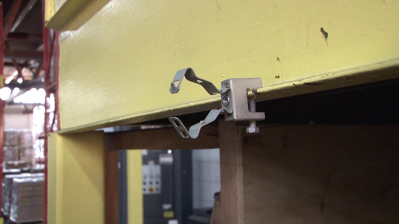 Snap Lock Conduit Hanger with Beam Clamp, Side Mount, for 1 in. Conduit ...