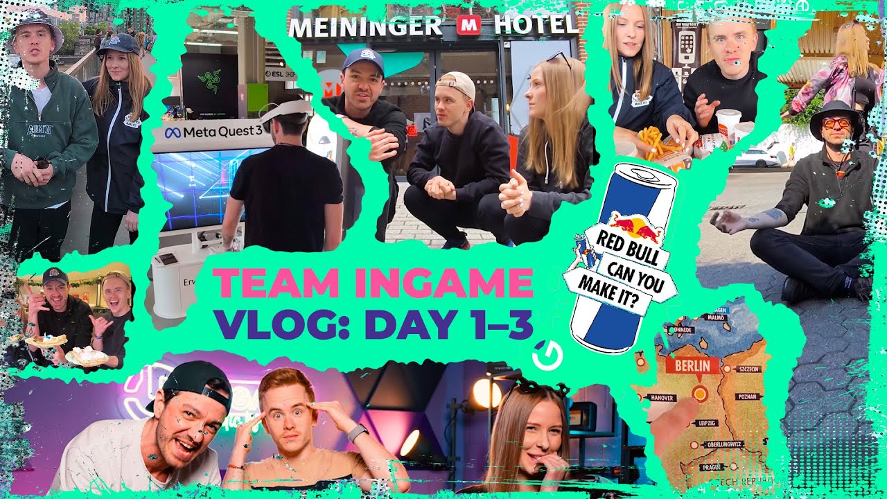 7 Tage nur mit Red Bull auf Reisen? Team Ingame bei Can You Make It ...