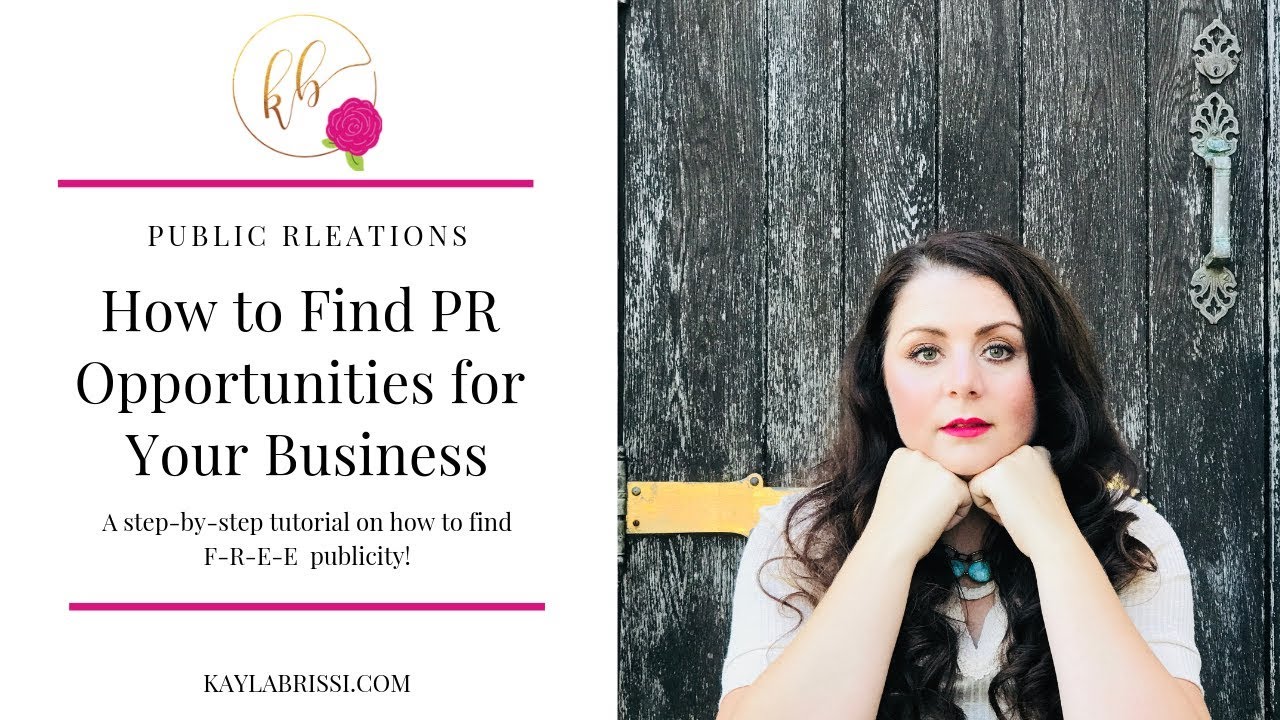 How to Find PR Opportunities for Your Business - YouTube