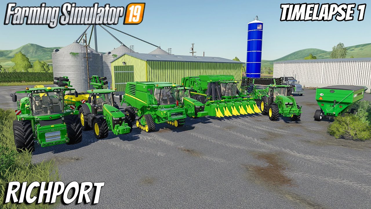 I Opened a JOHN DEERE FARM | Farming on Richport | Farming Simulator 19 ...